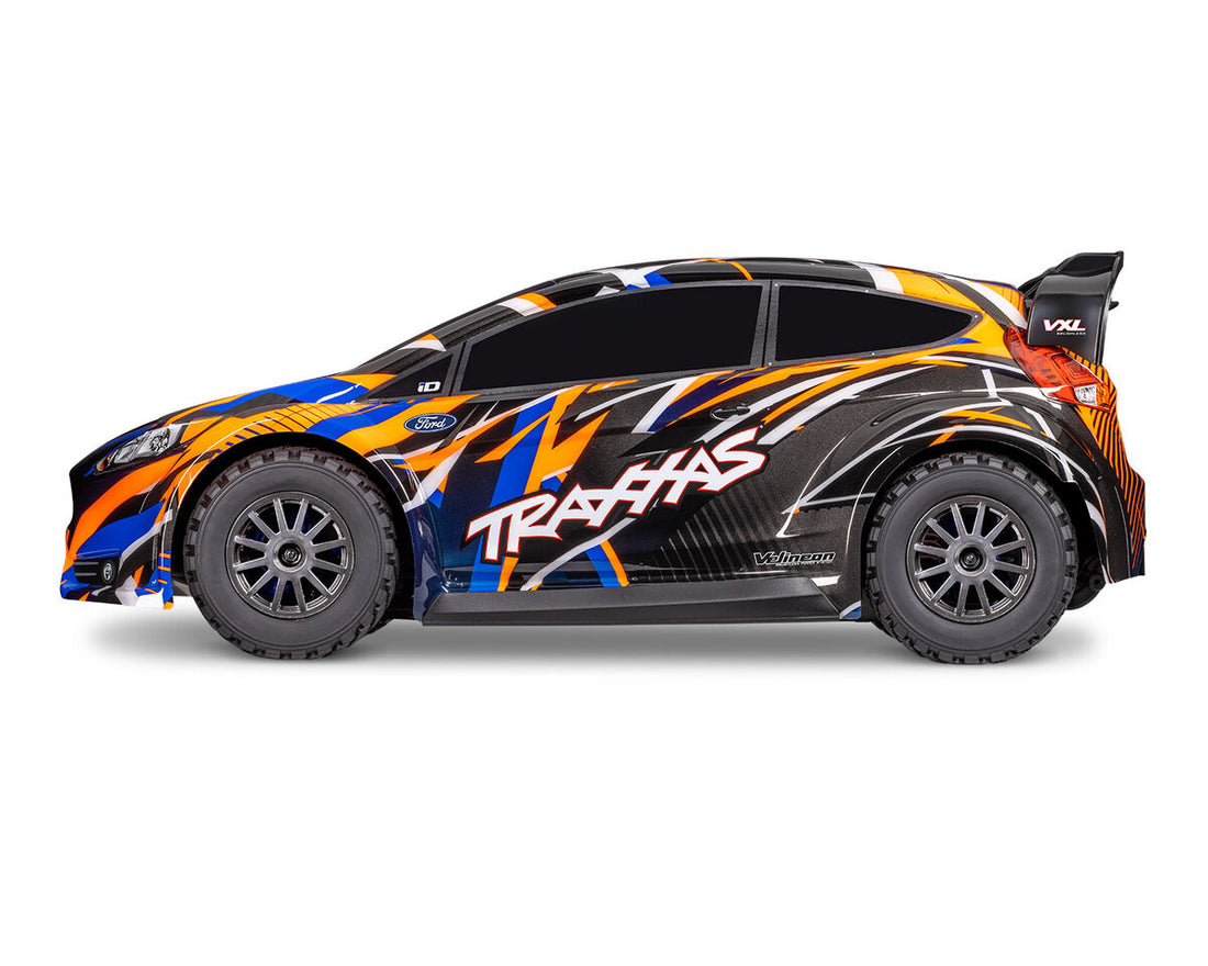 Traxxas Ford Fiesta ST Rally VXL - orange 1/10 RTR +95km/h - 74276-4